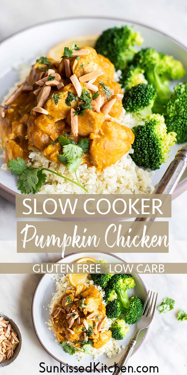 Crockpot Moroccan Pumpkin Chicken - Sunkissed Kitchen