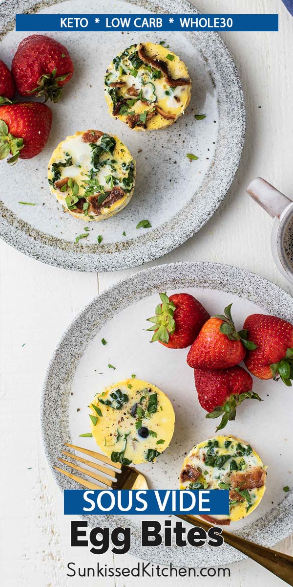 Sous Vide Egg Bites - Sunkissed Kitchen