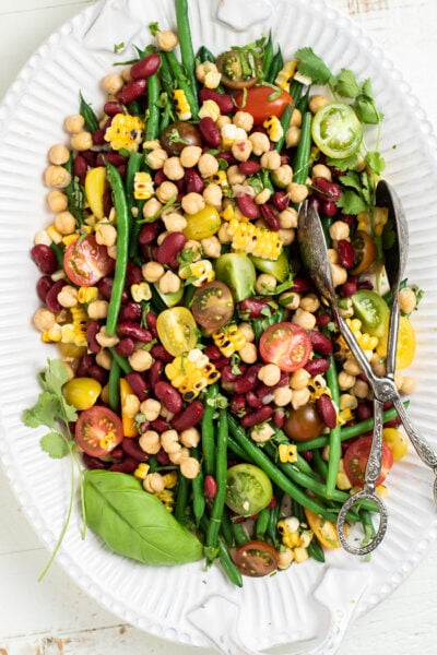 Summer's Freshest 3-Bean Salad - Sunkissed Kitchen