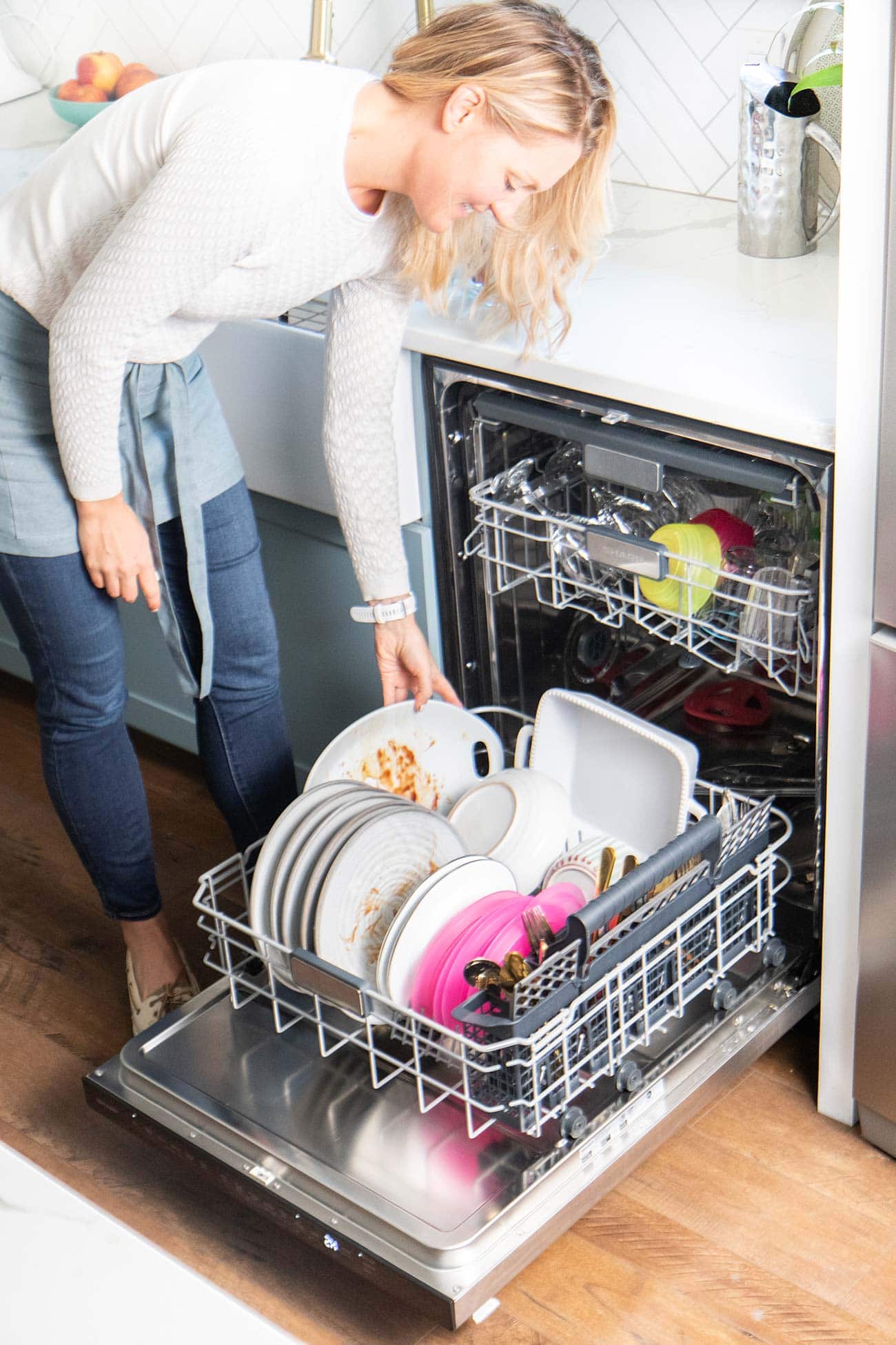 How to Clean Your Dishwasher - Sunkissed Kitchen