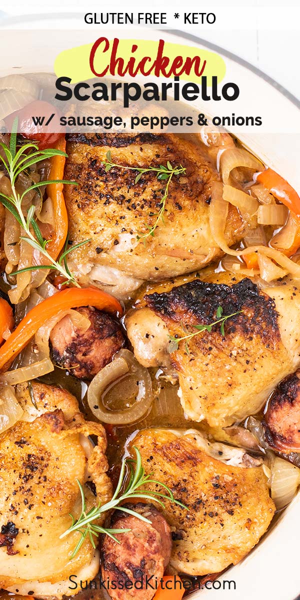 Chicken Scarpariello - Italian Chicken Thighs Recipe