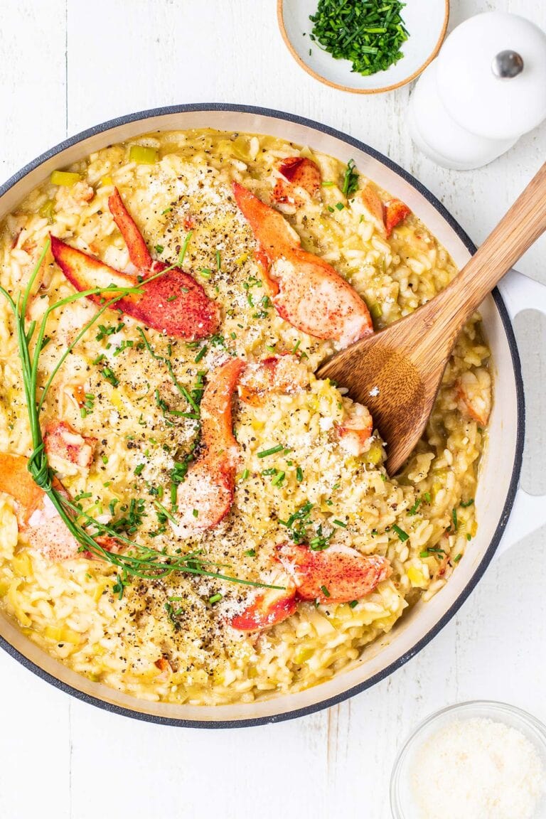Lobster Risotto - Sunkissed Kitchen