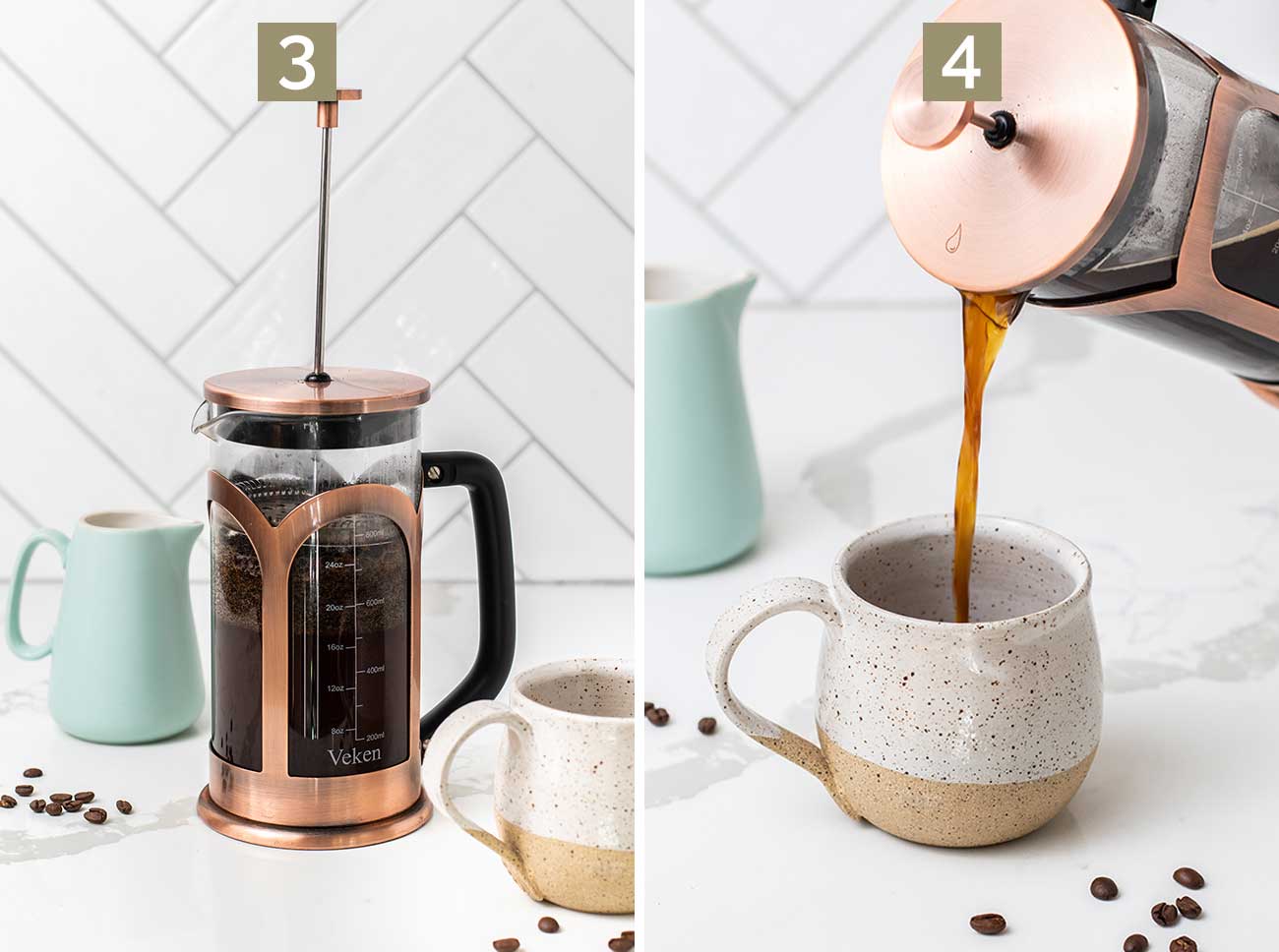 How to Make French Press Coffee - Sunkissed Kitchen