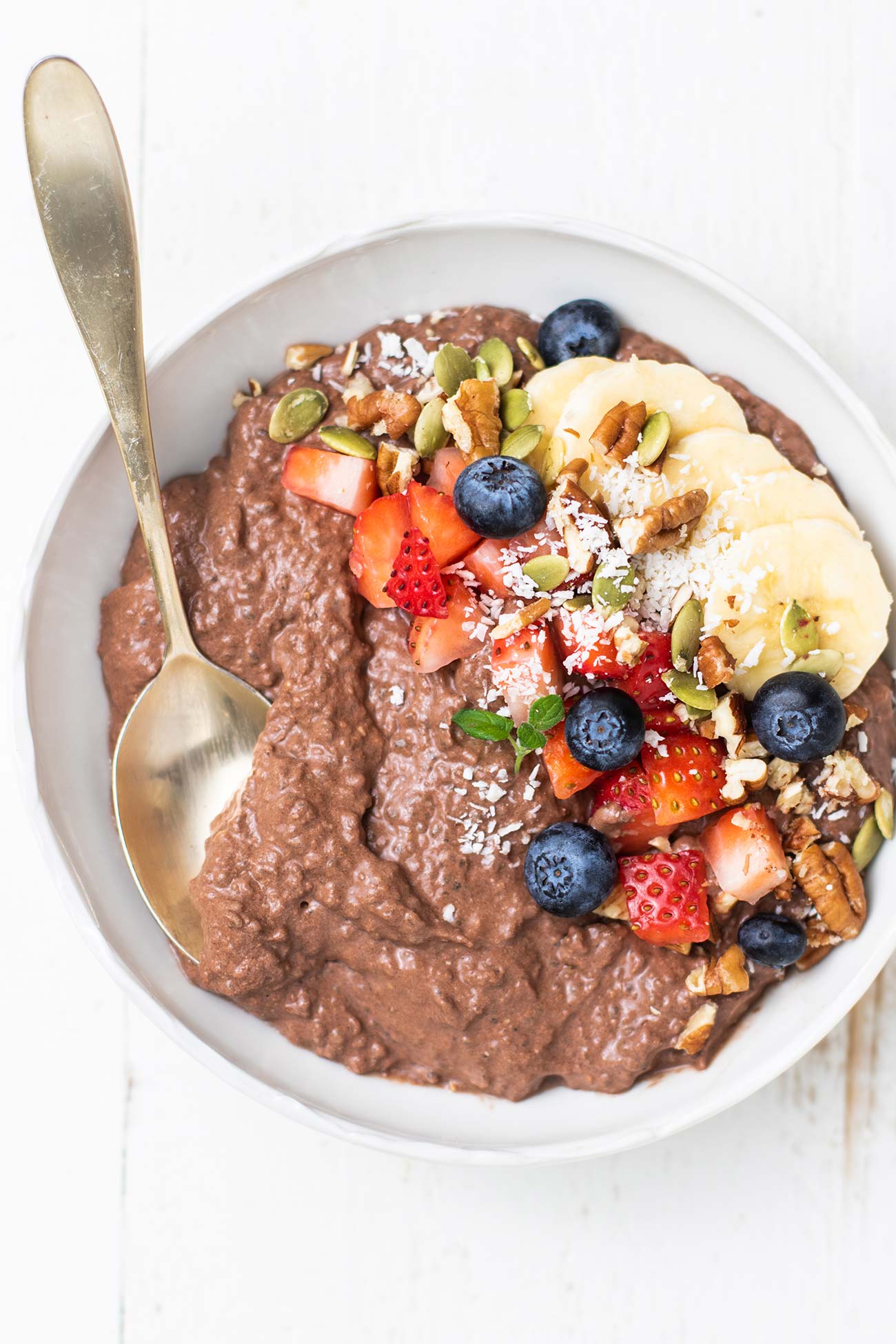 Chocolate Chia Seed Pudding - Sunkissed Kitchen