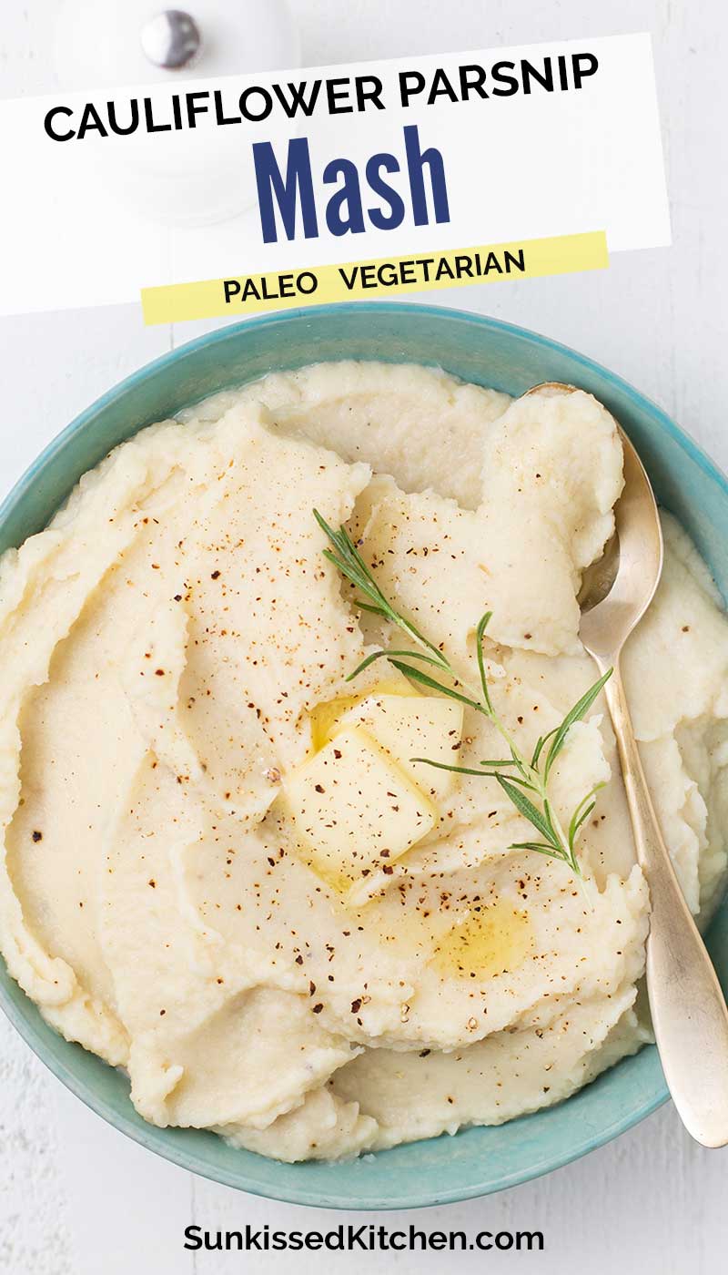 Thick & Creamy Mashed Cauliflower (Low Carb) - Sunkissed Kitchen