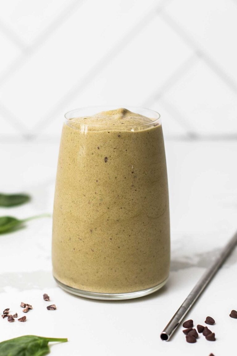 Java Chip Mocha Green Smoothie - Sunkissed Kitchen