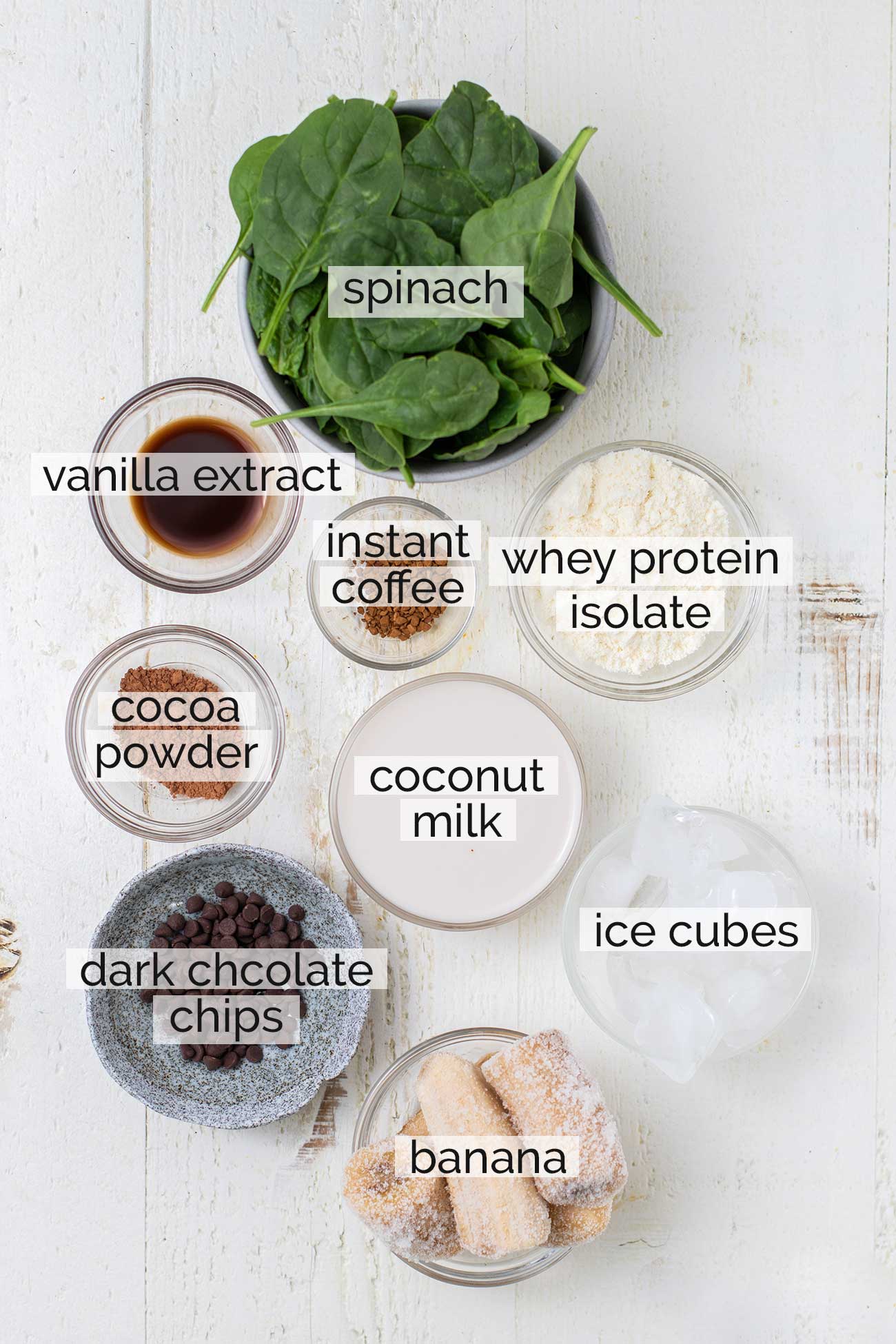Java Chip Mocha Green Smoothie - Sunkissed Kitchen