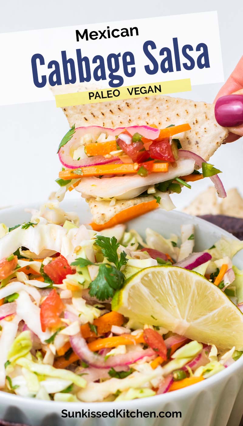 Mexican Cabbage Salsa - Sunkissed Kitchen