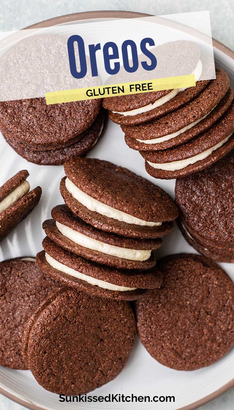 Gluten Free Oreos - A Healthy Oreo Cookie Recipe! - Sunkissed Kitchen