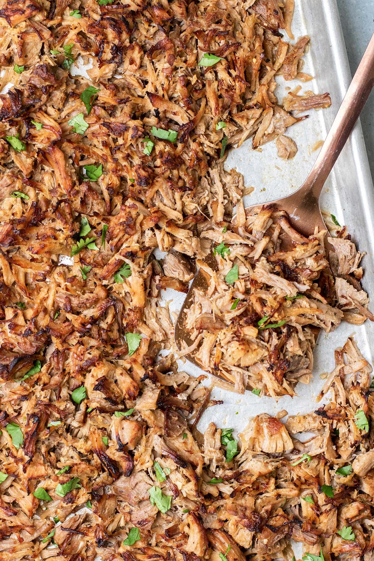 Crispy Carnitas (Mexican Slow Cooked Pulled Pork) - Sunkissed Kitchen