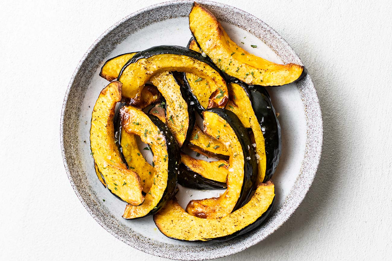 Air Fryer Acorn Squash - Sunkissed Kitchen