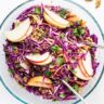 Red Cabbage Salad with Apples and Walnuts - Sunkissed Kitchen