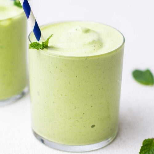 Detox Mint Smoothie - Healthy Green Smoothie