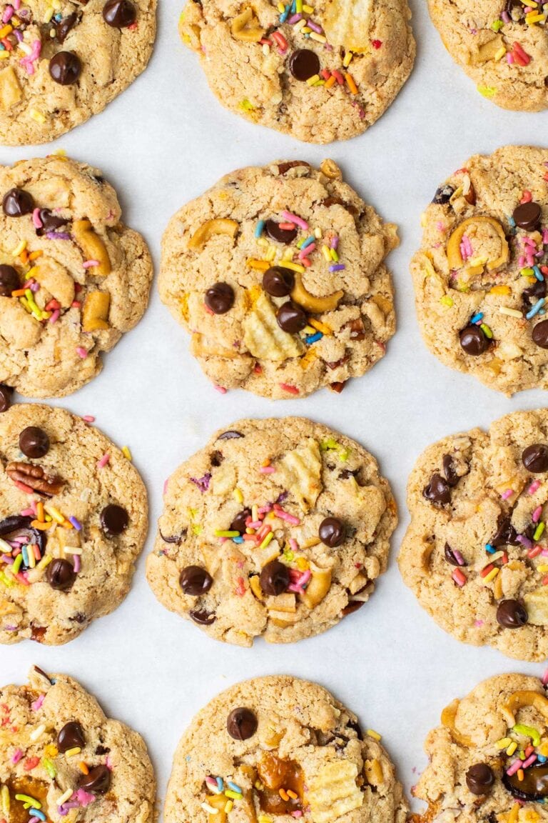 Chewy Kitchen Sink Cookies Recipe - Sunkissed Kitchen