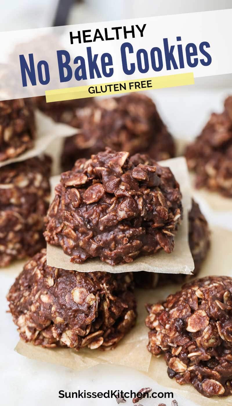 Healthy No Bake Oatmeal Cookies (Perfectly Set Every Time!)