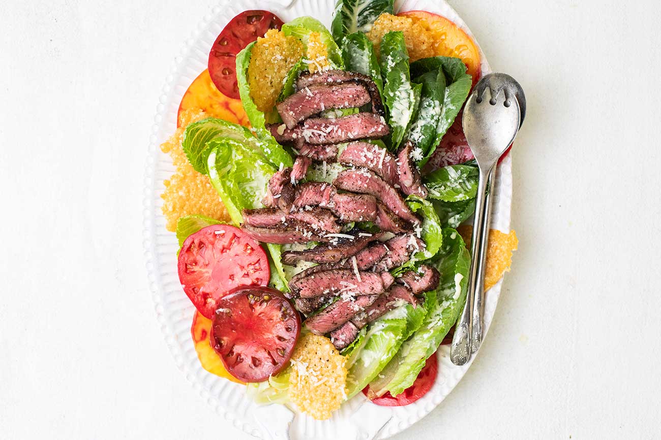 The Best Ever Steak Caesar Salad - Sunkissed Kitchen