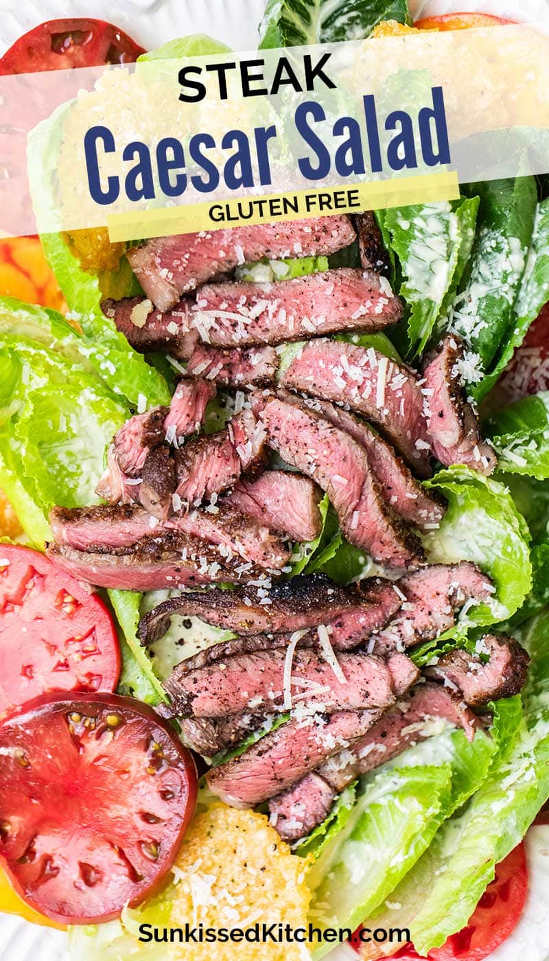 The Best Ever Steak Caesar Salad - Sunkissed Kitchen