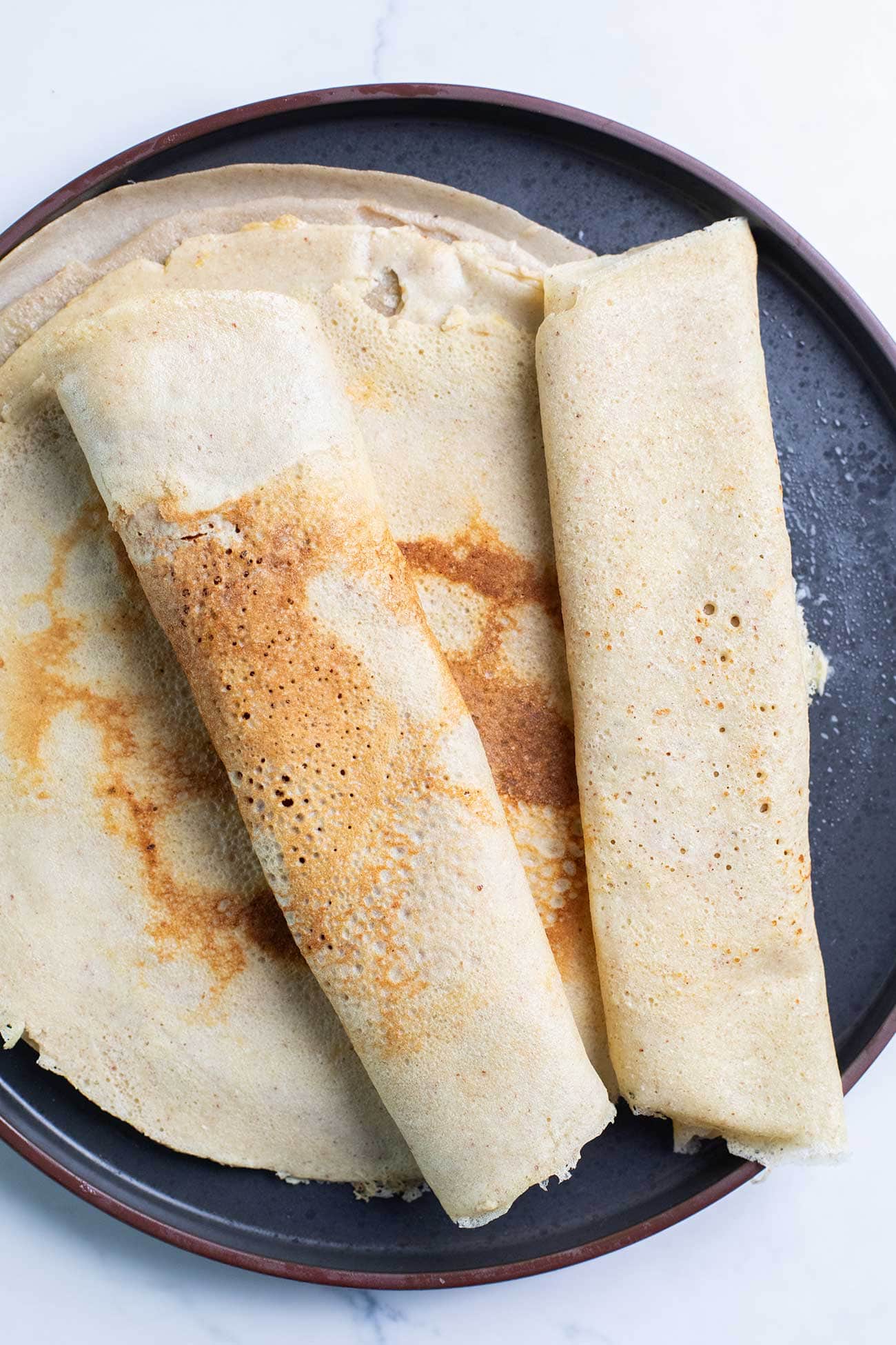 Crêpes Bretonnes (Gluten Free Savory Buckwheat Crepes)