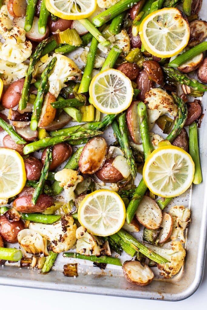 Roasted Vegetables (My Favorite Spring Version!) - Sunkissed Kitchen