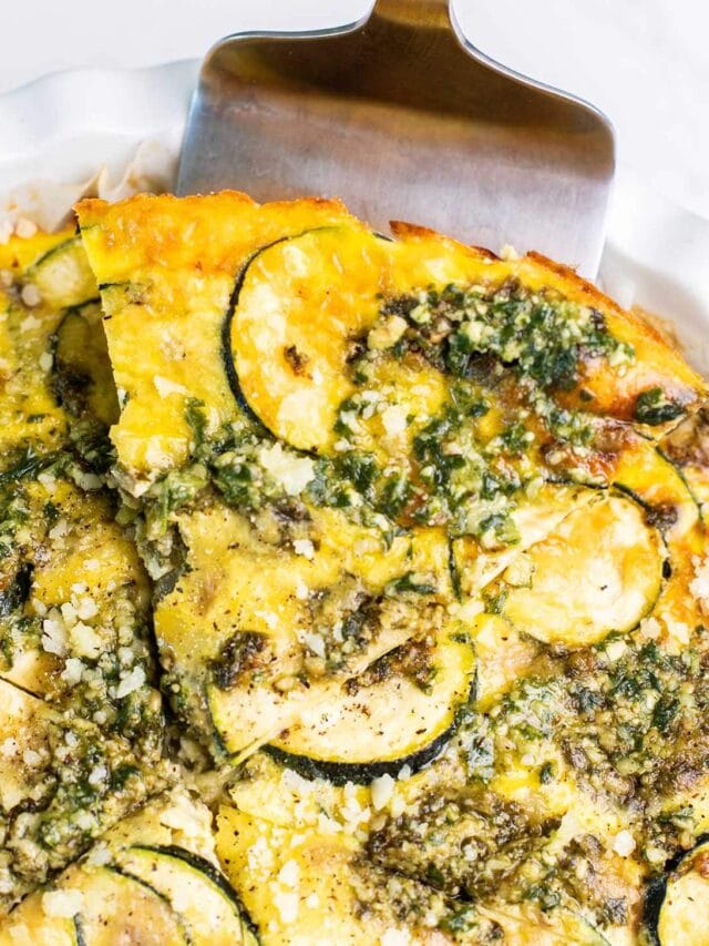 Crustless Zucchini Quiche (Low Carb Recipe!) - Sunkissed Kitchen