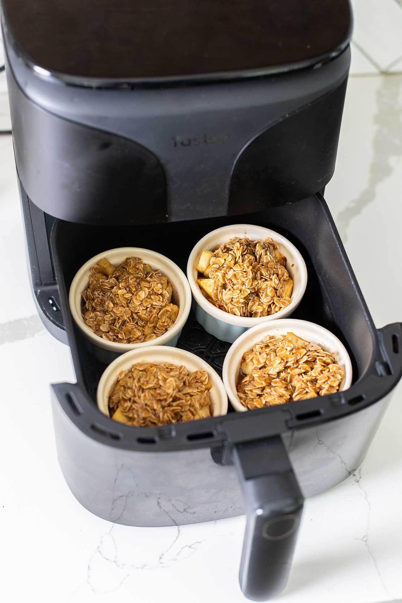 Air Fryer Apple Crisp (Easy Single Serving Recipe!) - Sunkissed Kitchen