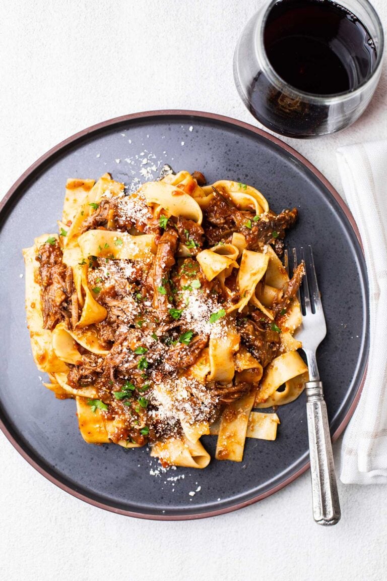 Braised Beef Short Rib Ragu - Sunkissed Kitchen