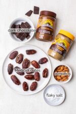 Chocolate Dates (Stuffed Medjool Dates Nut Butter!) - Sunkissed Kitchen