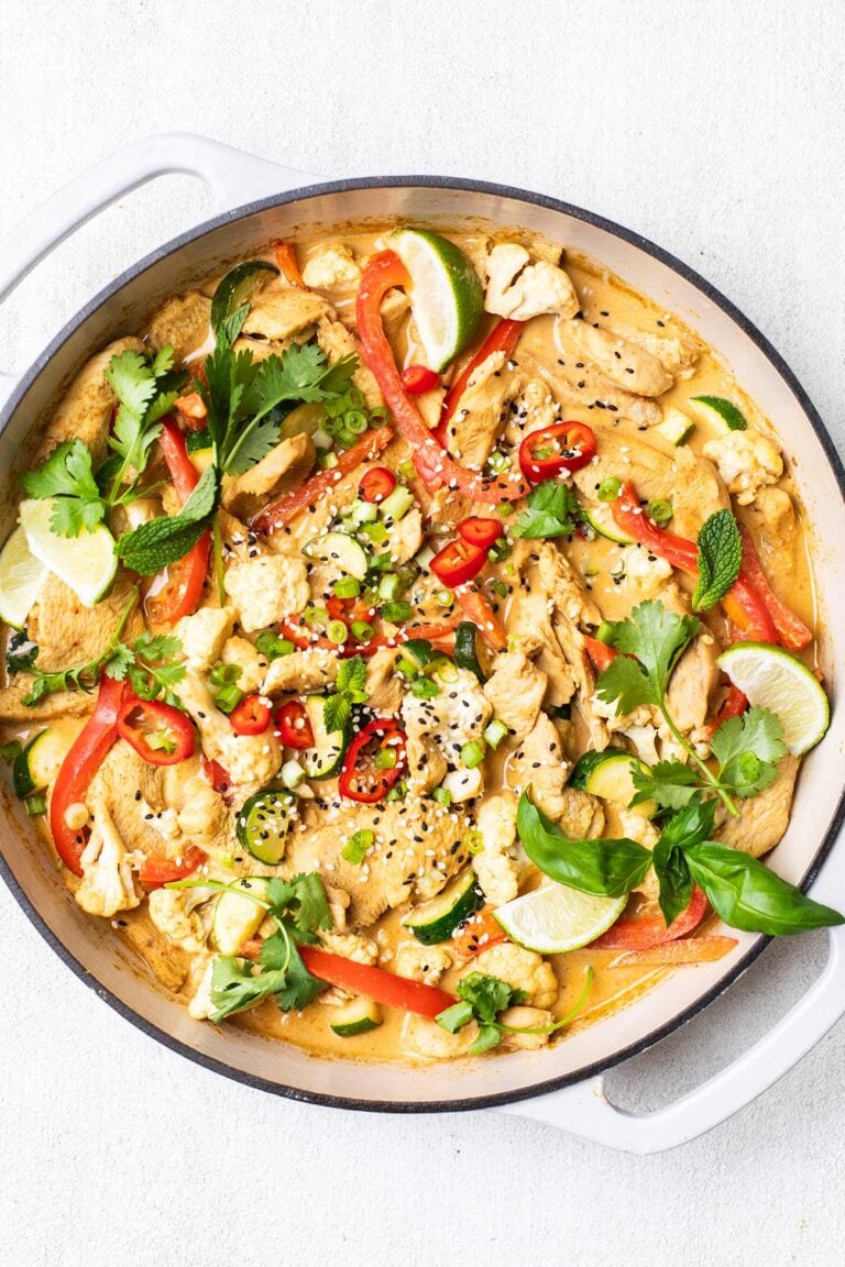 Easy Chicken Satay Stir Fry - Sunkissed Kitchen