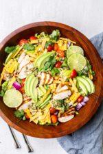 Mexican Chicken Salad (The BEST Ensalada de Pollo) - Sunkissed Kitchen