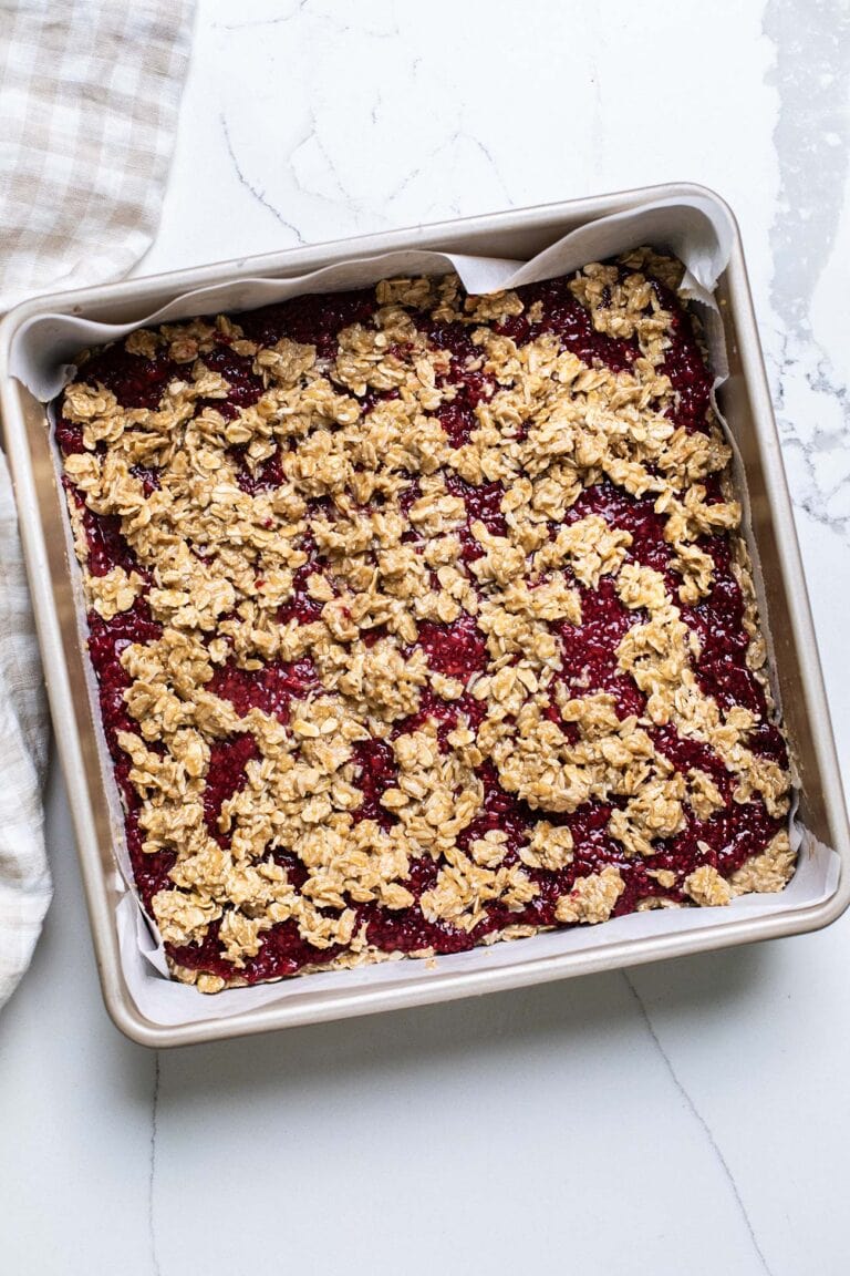 Raspberry Bars with Oatmeal Crumble Topping (Gluten Free) - Sunkissed ...