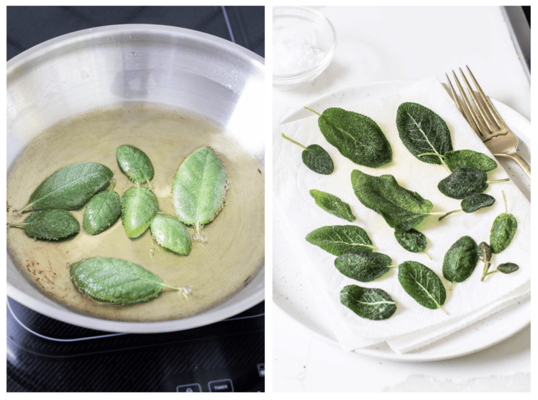 Crispy Fried Sage (How to Fry Sage Leaves) - Sunkissed Kitchen