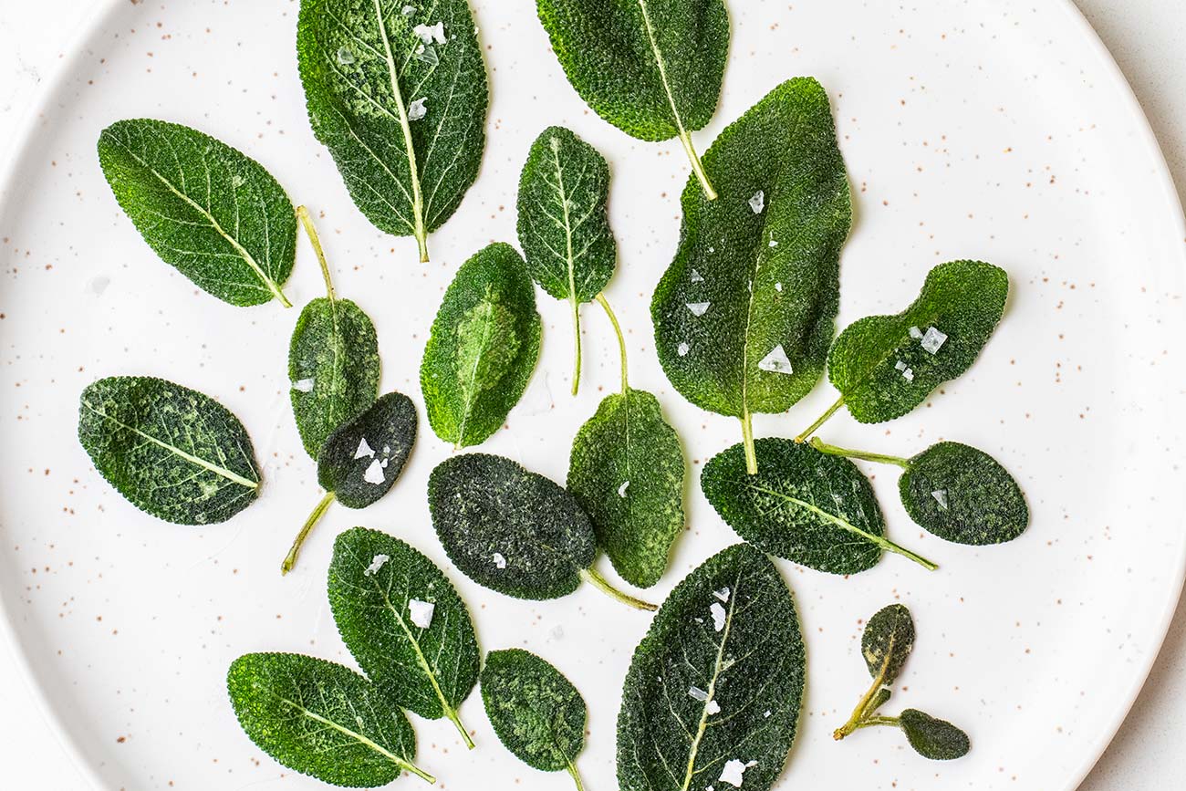 Crispy Fried Sage (How to Fry Sage Leaves) - Sunkissed Kitchen